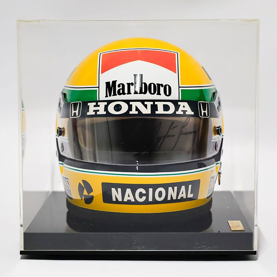 Ayrton Senna 1988 Official Bell Replica Signed McLaren Helmet 16 of 250 ...